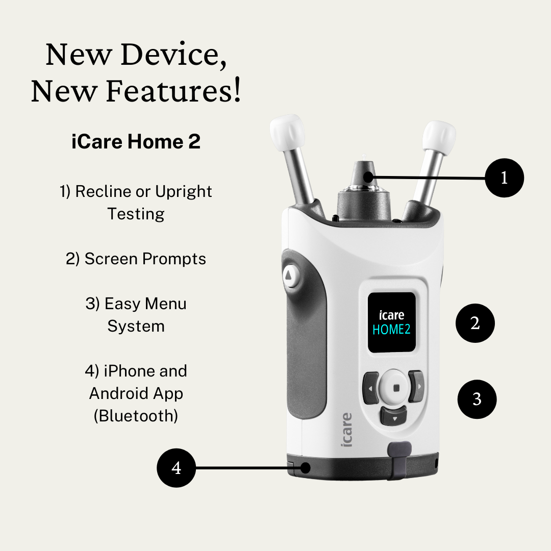 iCare Home 2: iPhone and Android Compatible (Bluetooth) - Eye Pressure ...